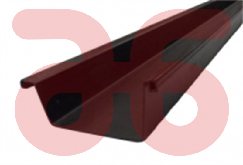 Bakgoot a 4 meter 180mm bruin