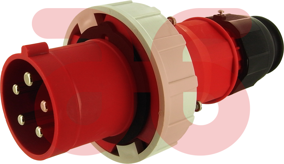 Cee stekker rood 63amp 4p+a | Bo-Mij