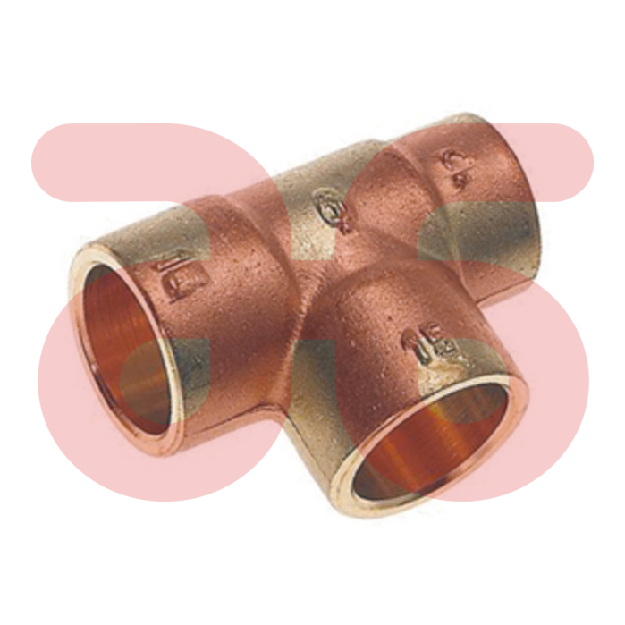 Verloop T.stuk 22x22x15mm mess | Bo-Mij